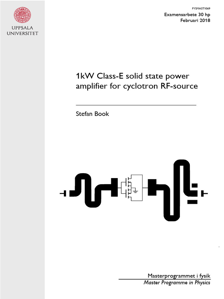 Fulltext01 4 | PDF | Transistor | Positron Emission Tomography