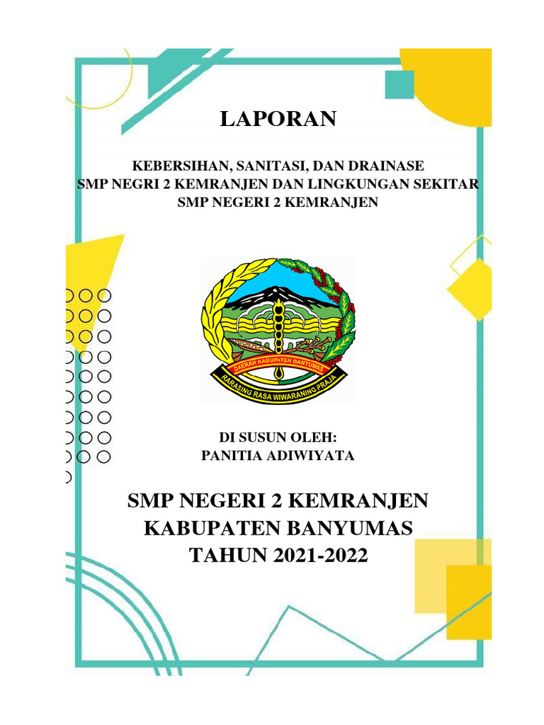 Program Kebersihan, Sanitasi, Dan Drainase | PDF | Kesehatan Holistik ...
