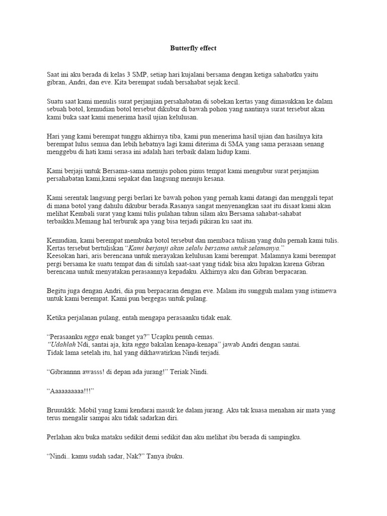 Butterfly Effect | PDF