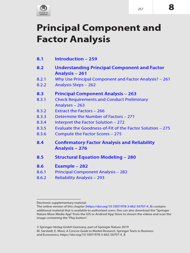 Principal Component and Factor Analysis | PDF | Factor Analysis | Principal Component Analysis