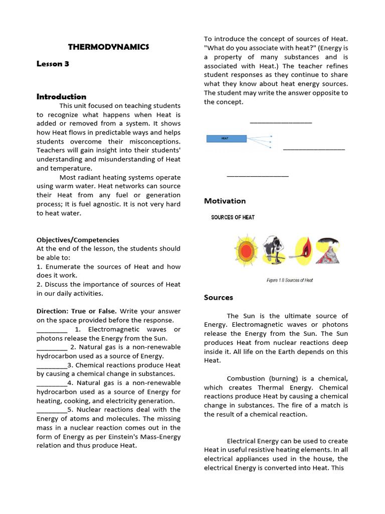 Thermodynamics Lesson 3 | PDF | Anaerobic Digestion | Combustion