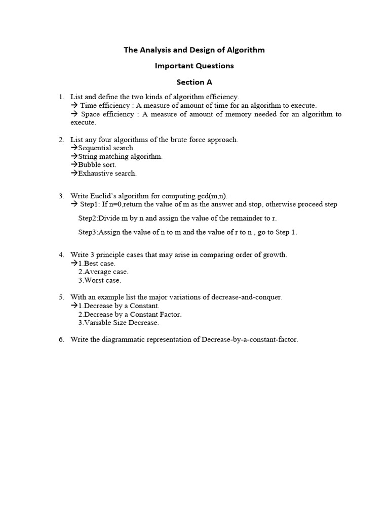 ADA Solved | Download Free PDF | Algorithms | Matrix (Mathematics)