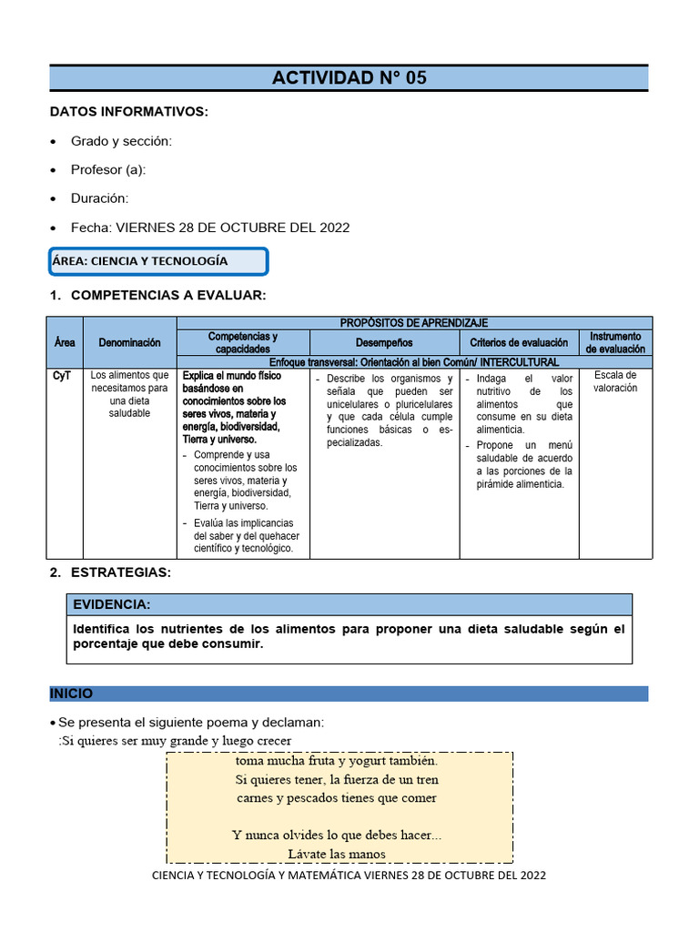 Alimentación Saludable para Niños | PDF | Dieta | Alimentos