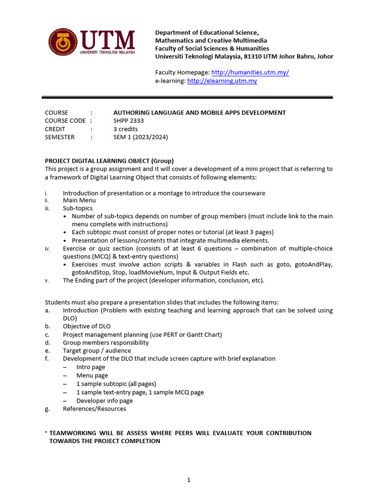 Assignment Descriptions | PDF | Multimedia | Computing