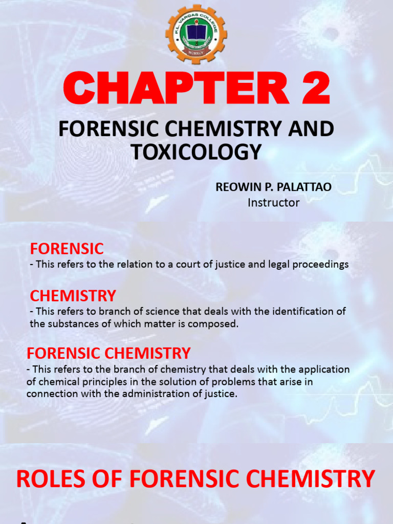 Forensic Chemistry Chapter 2 | PDF | Witness | Forensic Science