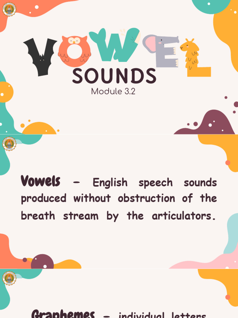 EngA Lesson 6 Vowel Sounds 1 | PDF | Verb | Linguistics