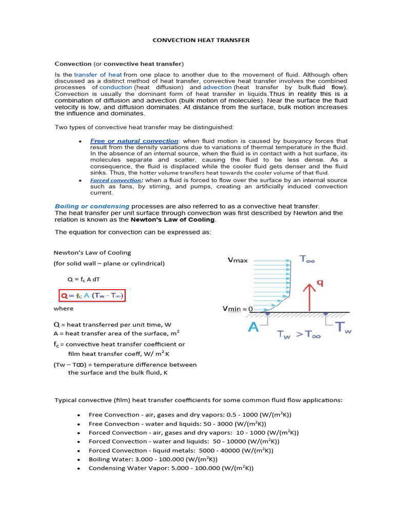 Convection Heat Transfer | PDF | Heat Transfer | Convection