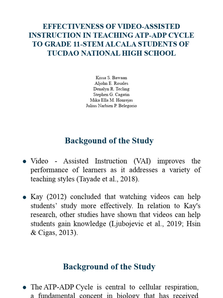 Defense | PDF | Learning | Experiment