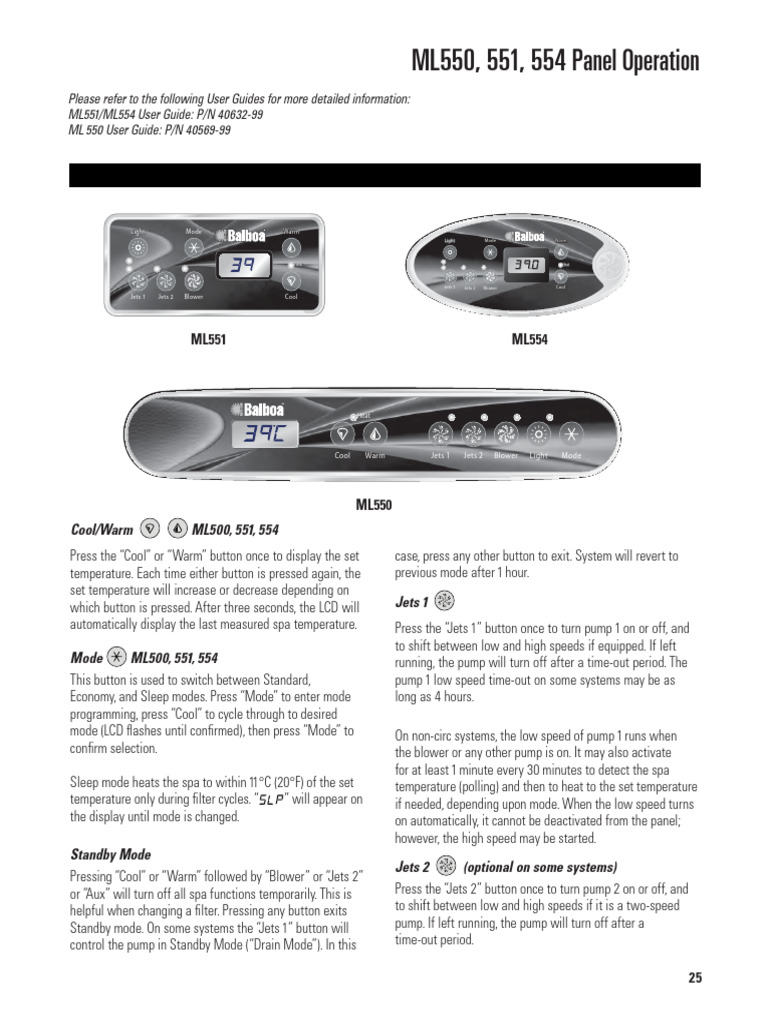 Balboa GL and GS Spa Control Troubleshooting & Service Manual 230V Part ...