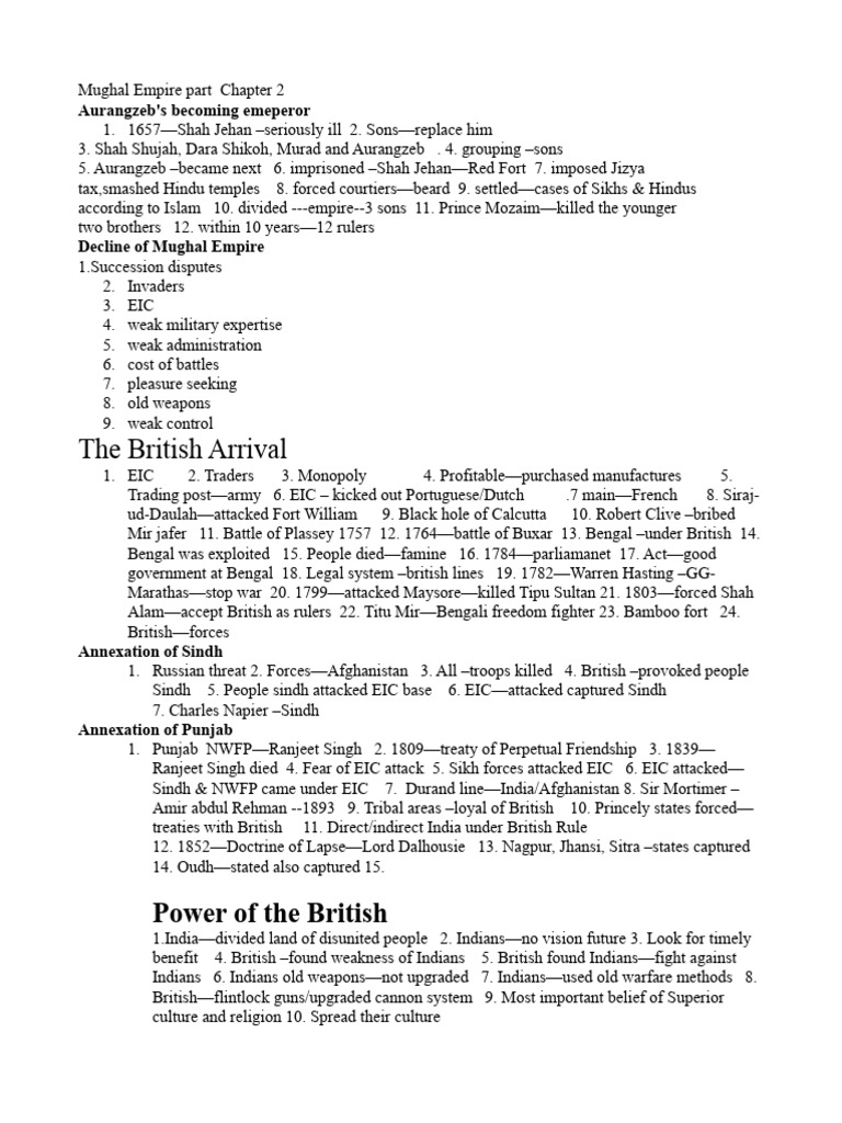 Mughal Empire 1 Chapter 2 | PDF | South Asia | Asia