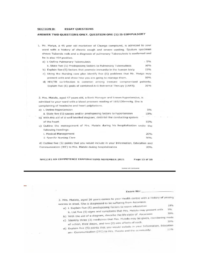 Medicine Revision Questions | PDF