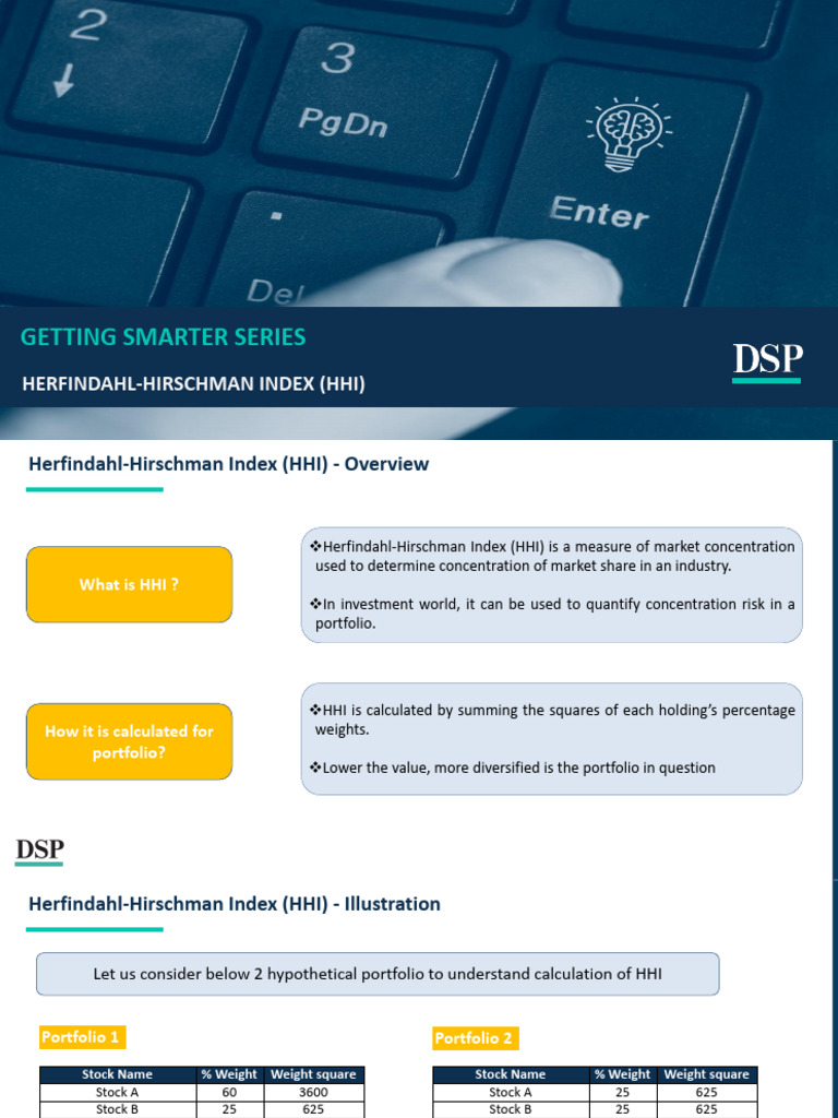 Getting Smarter Series Hhi Index | PDF | Stock Market Index | Financial ...