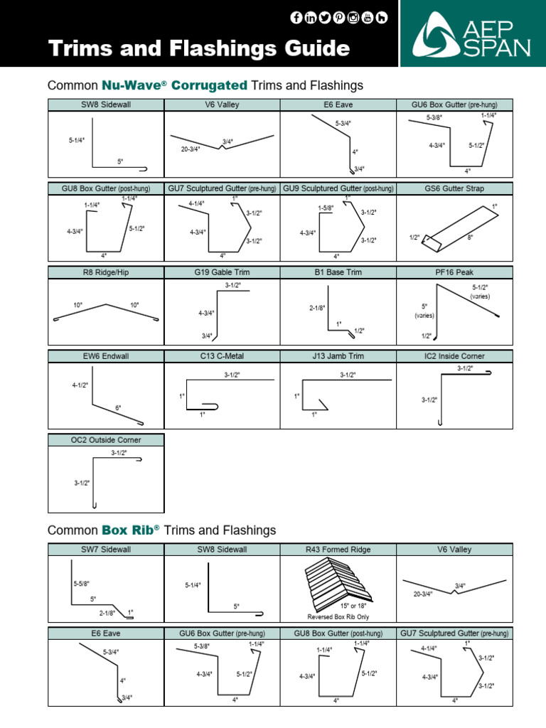 PS329 - AEP - Trims and Flashings Guide | Download Free PDF | Architectural Elements ...