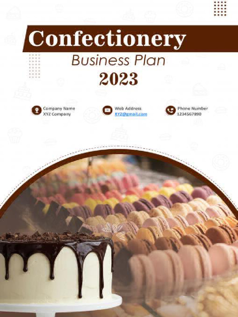 Confectionery Business Plan A4 PDF Word Document | PDF