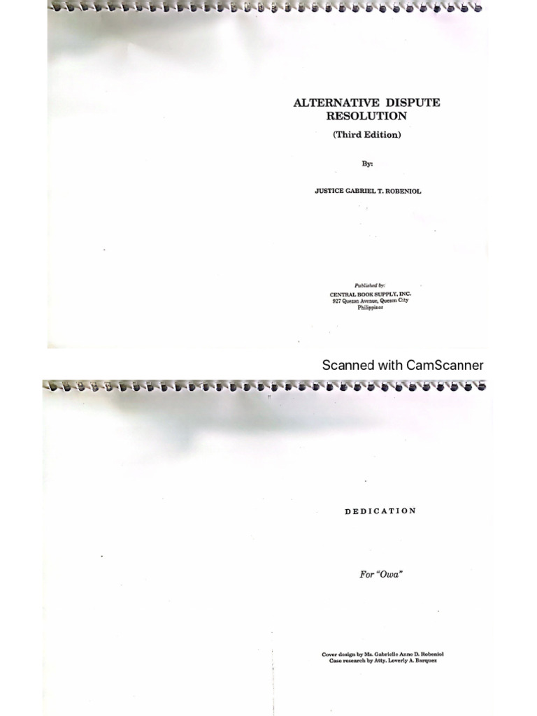 Alternative Dispute Resolution Guide | PDF | Alternative Dispute Resolution | Arbitration
