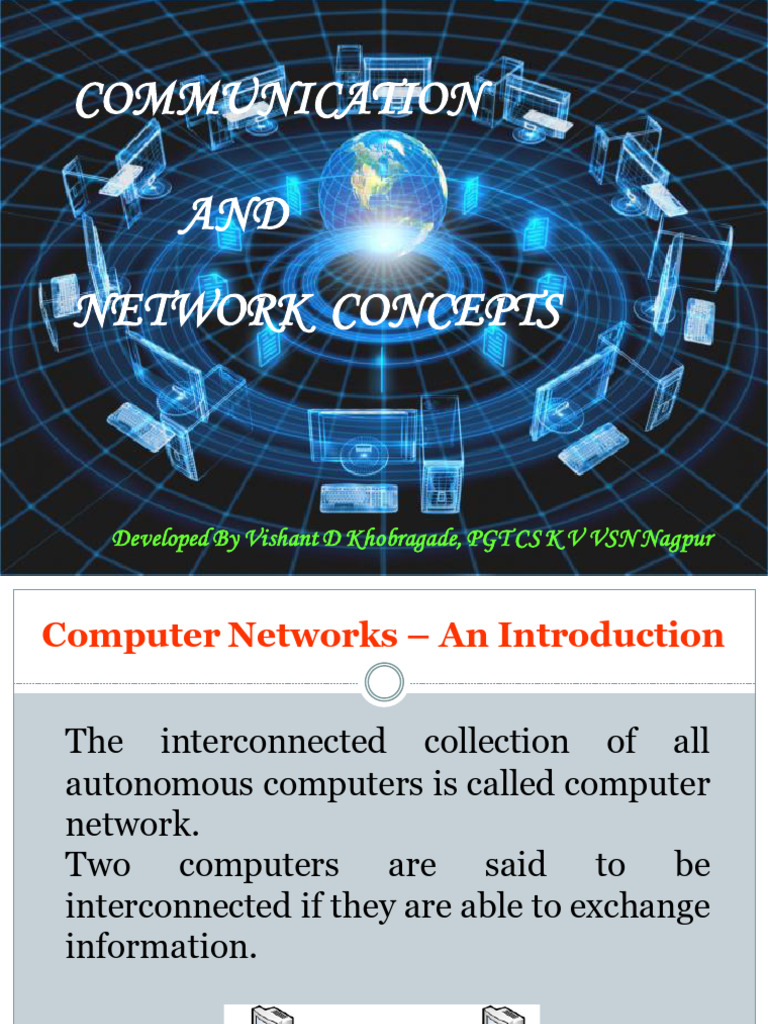Communication Network Concept Pdf World Wide Web Internet Web