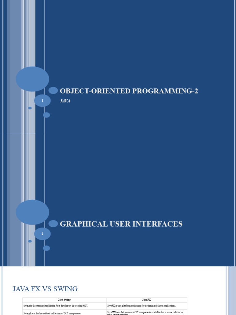 OOP2 (Part 2) - JAVA FX | PDF | Java (Programming Language) | System ...