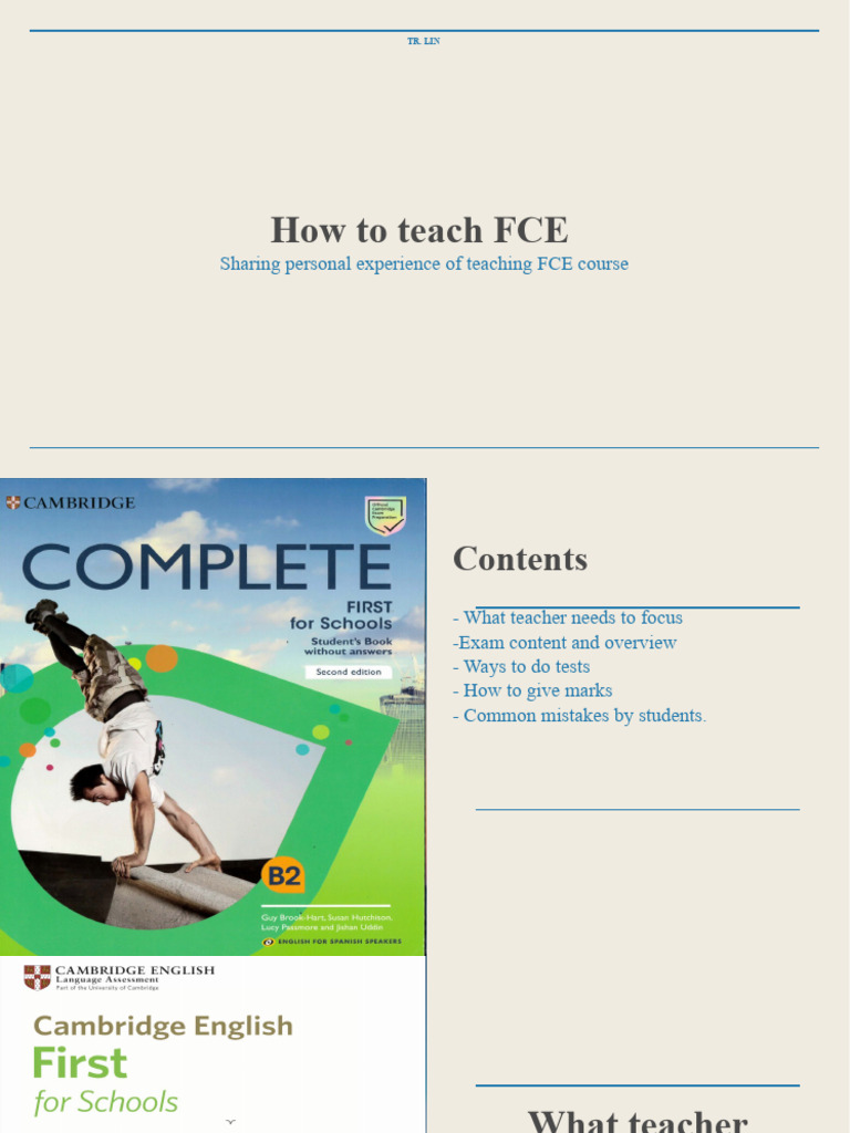 How To Teach FCE | PDF | Human Communication | Linguistics