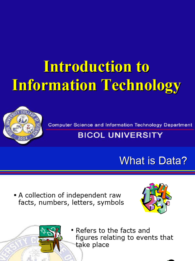 Module 1 1 Introduction To Ict Pdf System Microcomputers