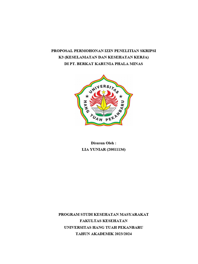 Proposal - Magang - Lia Yuniar | PDF