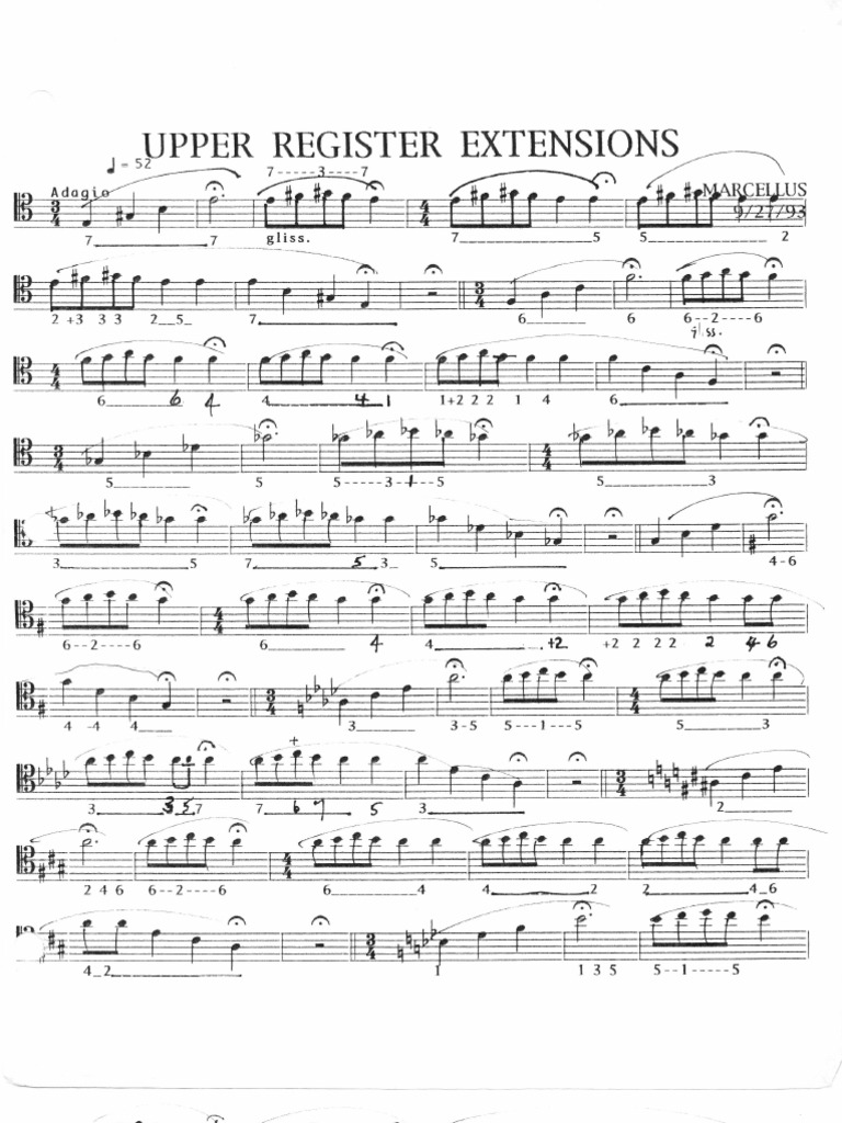 Marcellus - Upper Register Extensions | PDF