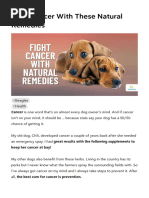 Joe Tippens' Protocol and Scientific Backing PDF | PDF | Vitamin E | Cancer