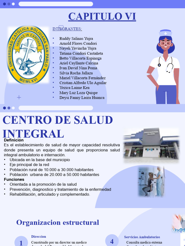 Definición de Centro de Salud Integral | PDF | Hospital | Cuidado de la ...