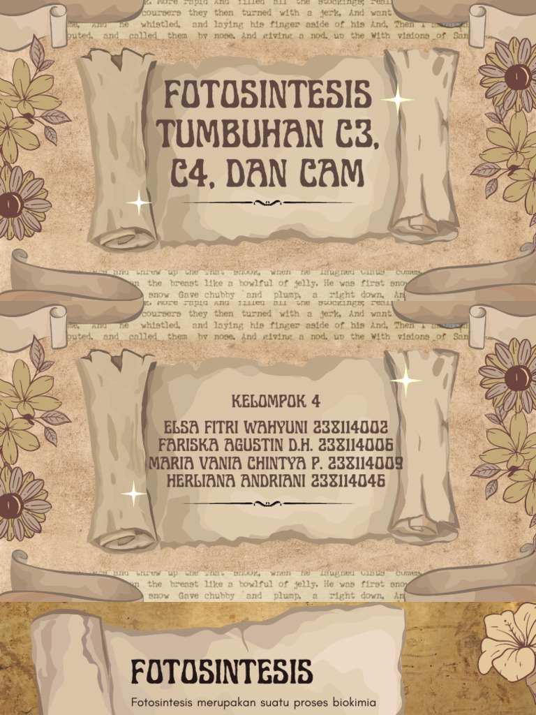 04 - PPT Fotosintesis Tumbuhan C3, C4 Dan CAM) | PDF