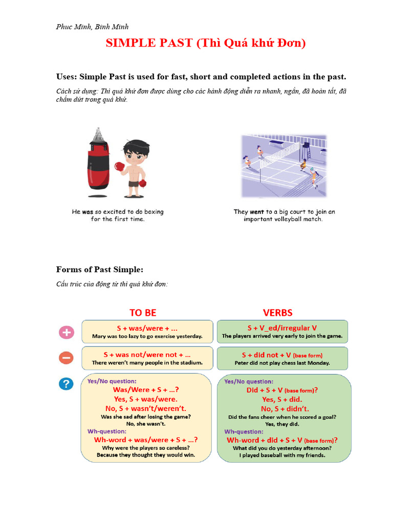 Simple Past Extra | PDF