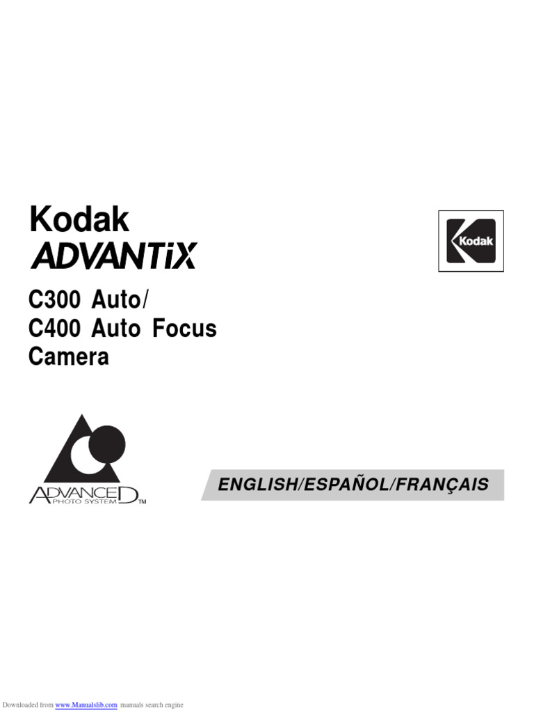Kodak C300/C400 Camera Guide | PDF | Camera | Flash (Photography)