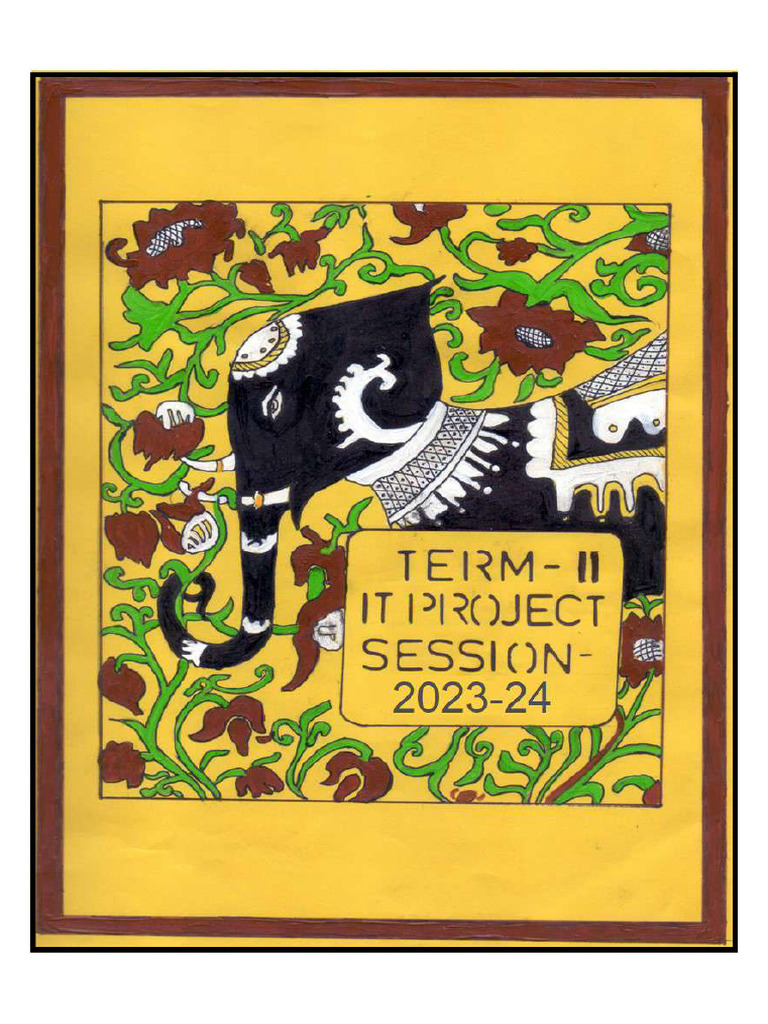 Class-X Term - 2 Project - Compressed | PDF | Databases | Relational ...