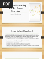 Frisking Procedure | PDF | Criminal Justice | Crime & Violence