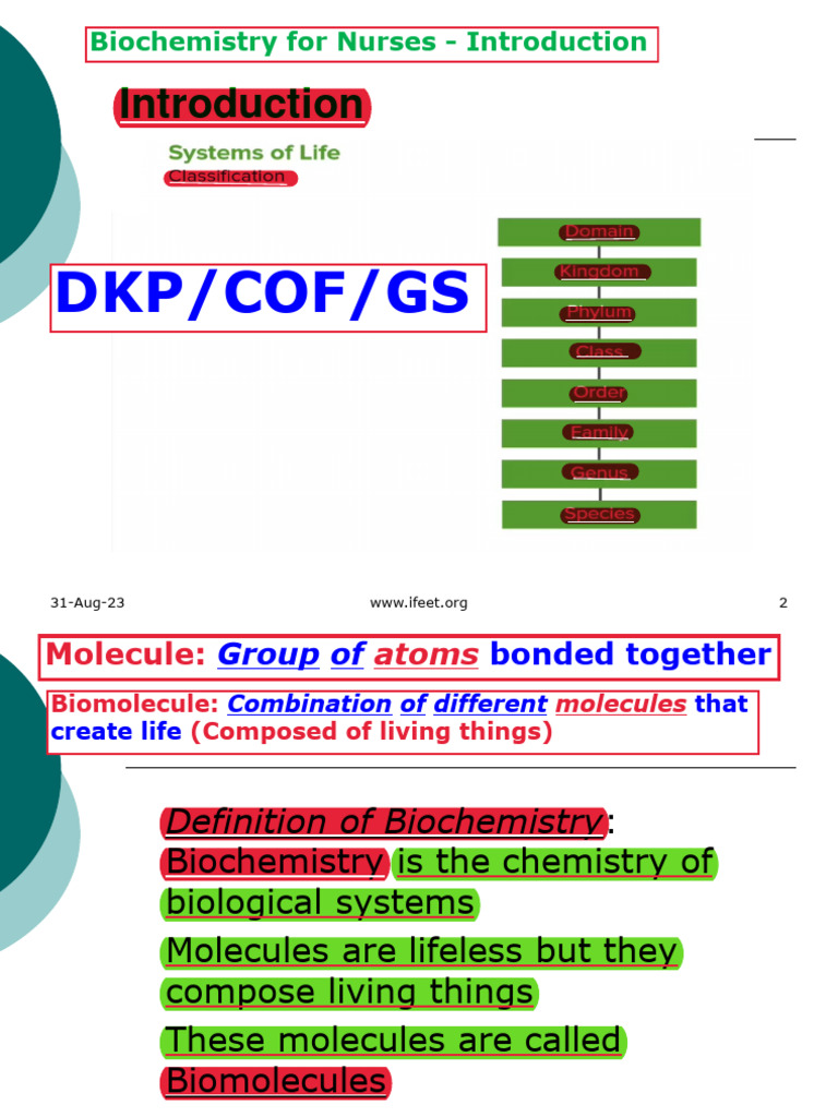 Introduction of Biochemistry | PDF | Macromolecules | Biomolecules