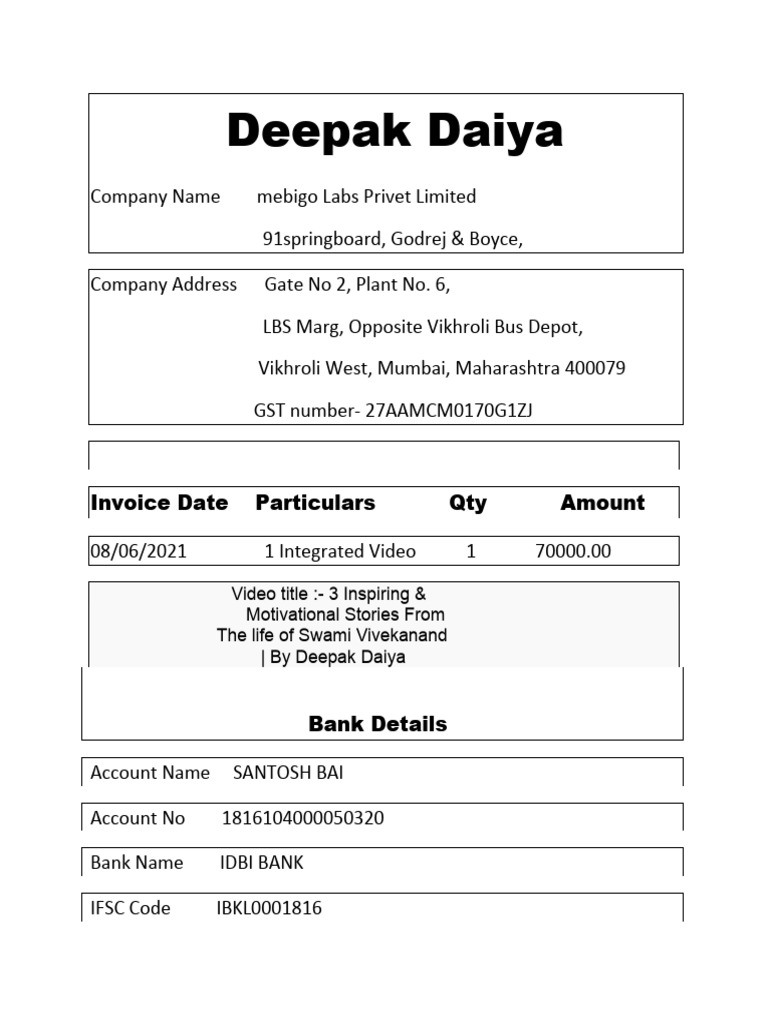 Kuku FM Invoice | PDF