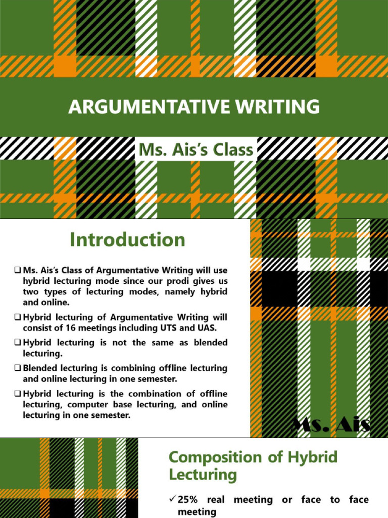 BCO of Argumentative Writing | PDF | English As A Second Or Foreign Language | Online And Offline