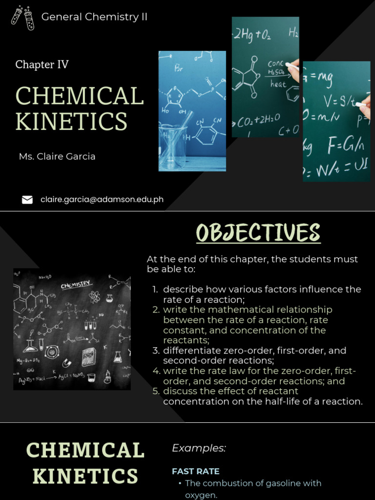 Understanding Chemical Kinetics | PDF | Reaction Rate | Chemical ...