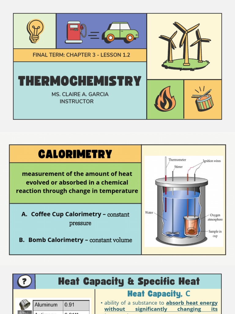Chapter 3.2 Calorimetry Until Enthalpy | PDF | Heat | Enthalpy