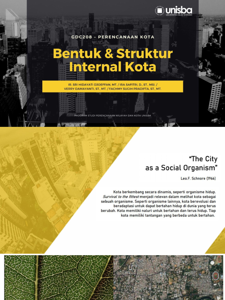 Bentuk Dan Struktur Internal Kota | PDF