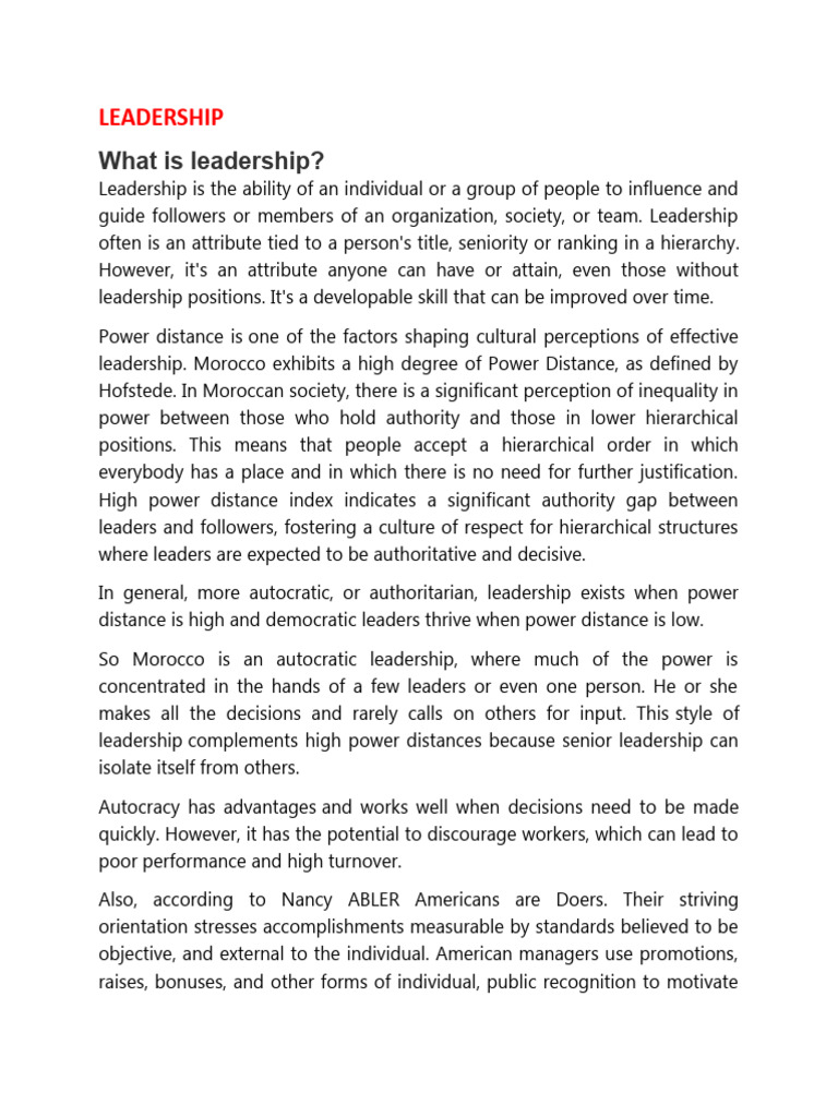 Leadership and Stress Management | PDF | Leadership | Stress Management