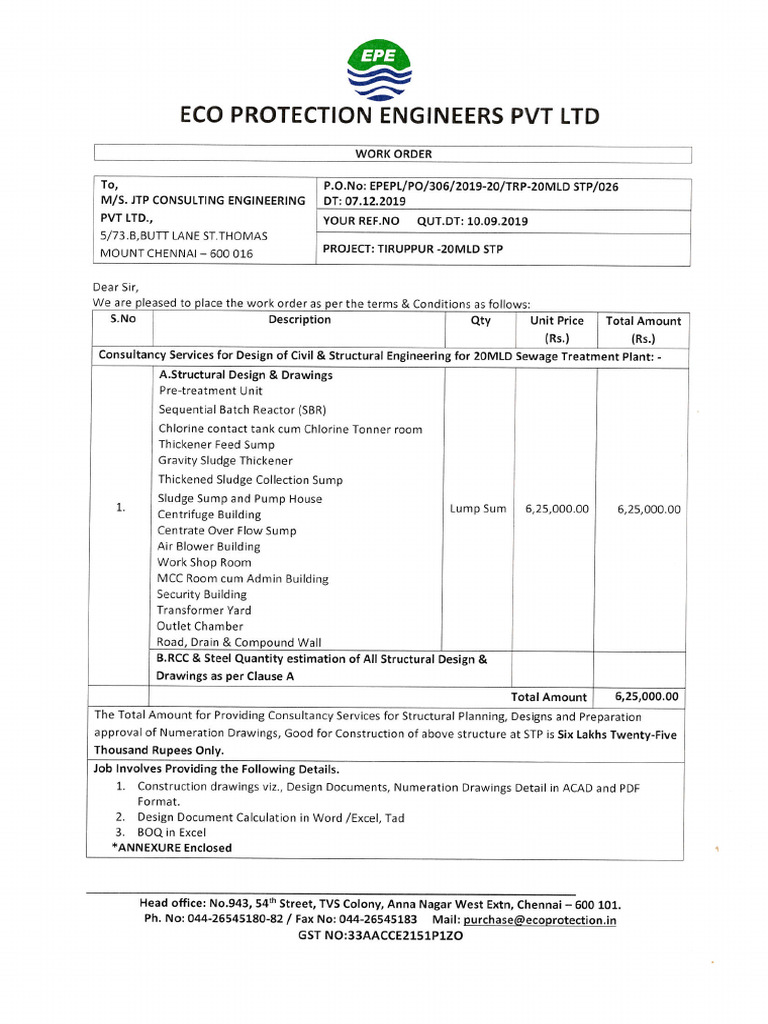 JTP Consulting Engineering WO | PDF