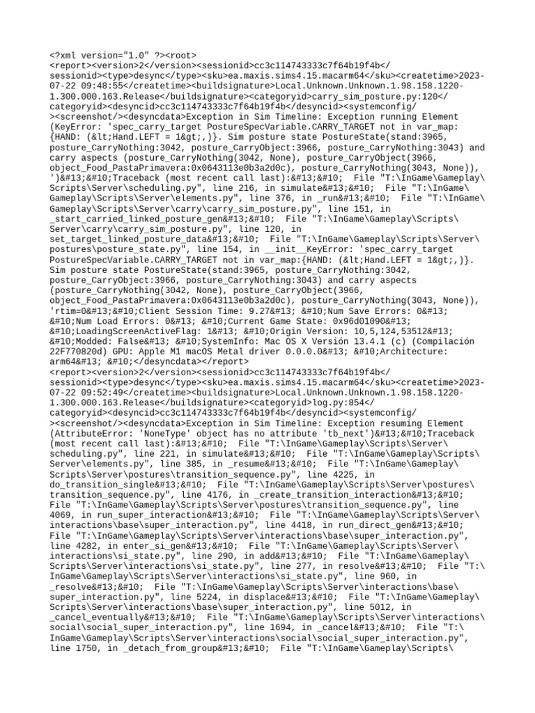 Lastexception 63825716999 | PDF | Mac Os | Macintosh Platform