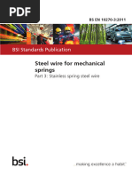 Din en 10270-1 | PDF | Strength Of Materials | Wire