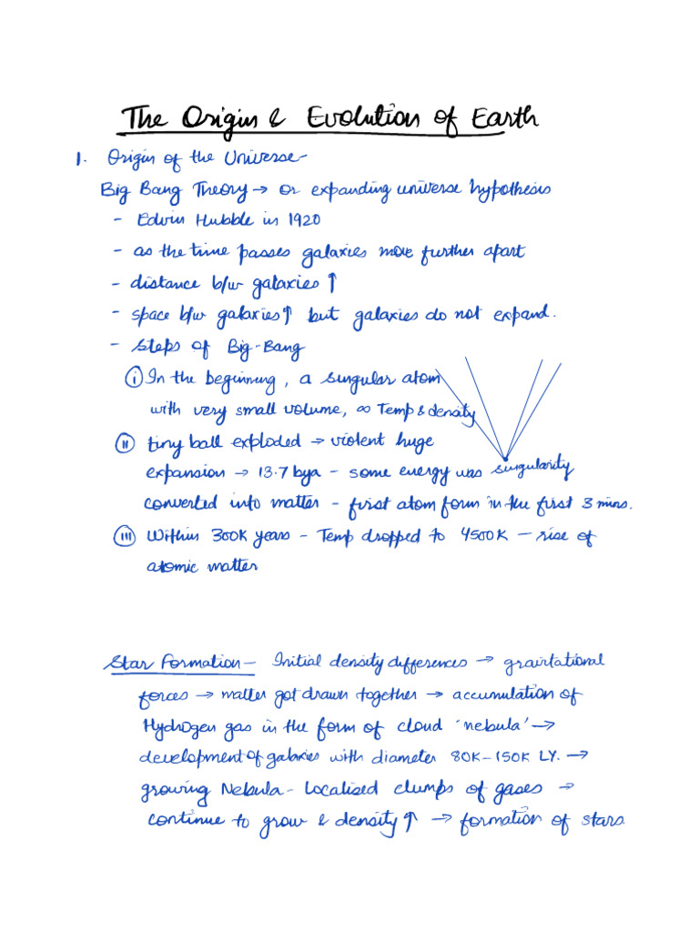 Geography Physical Notes | PDF | Plate Tectonics | Planets