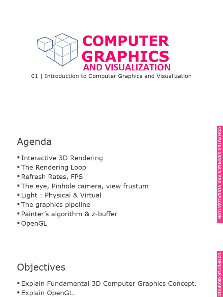01 - Introduction To Computer Graphics and Visualization | PDF | Shader | Computer Graphics