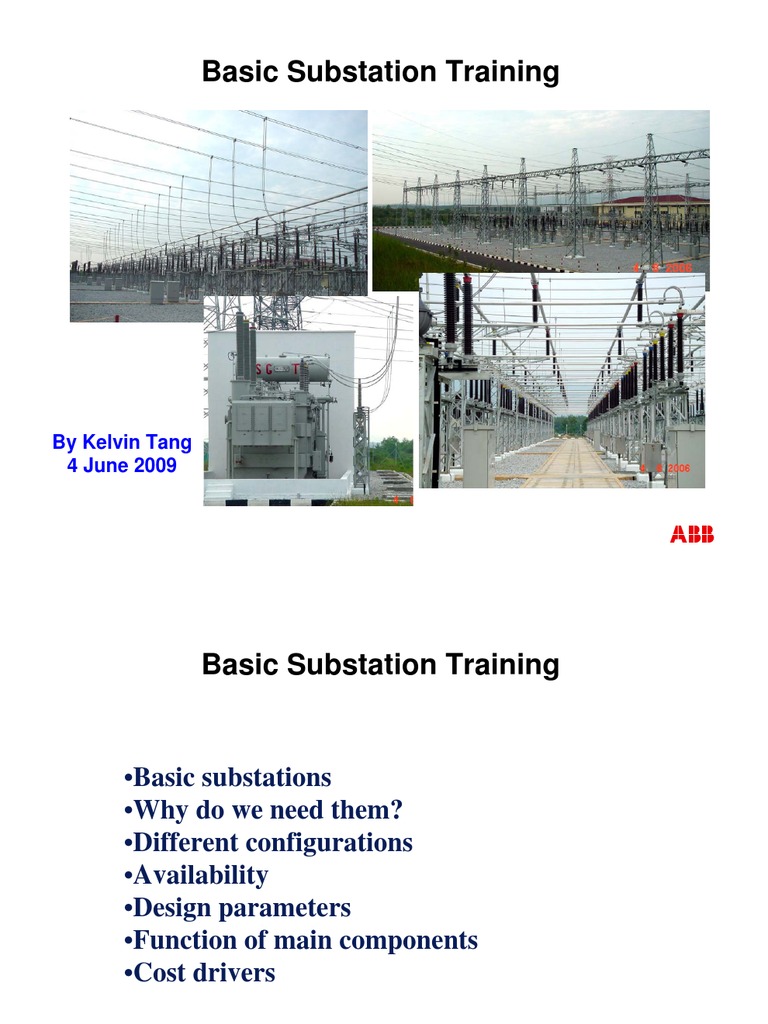 Basic Substation Training | PDF | Electrical Substation | Electric ...