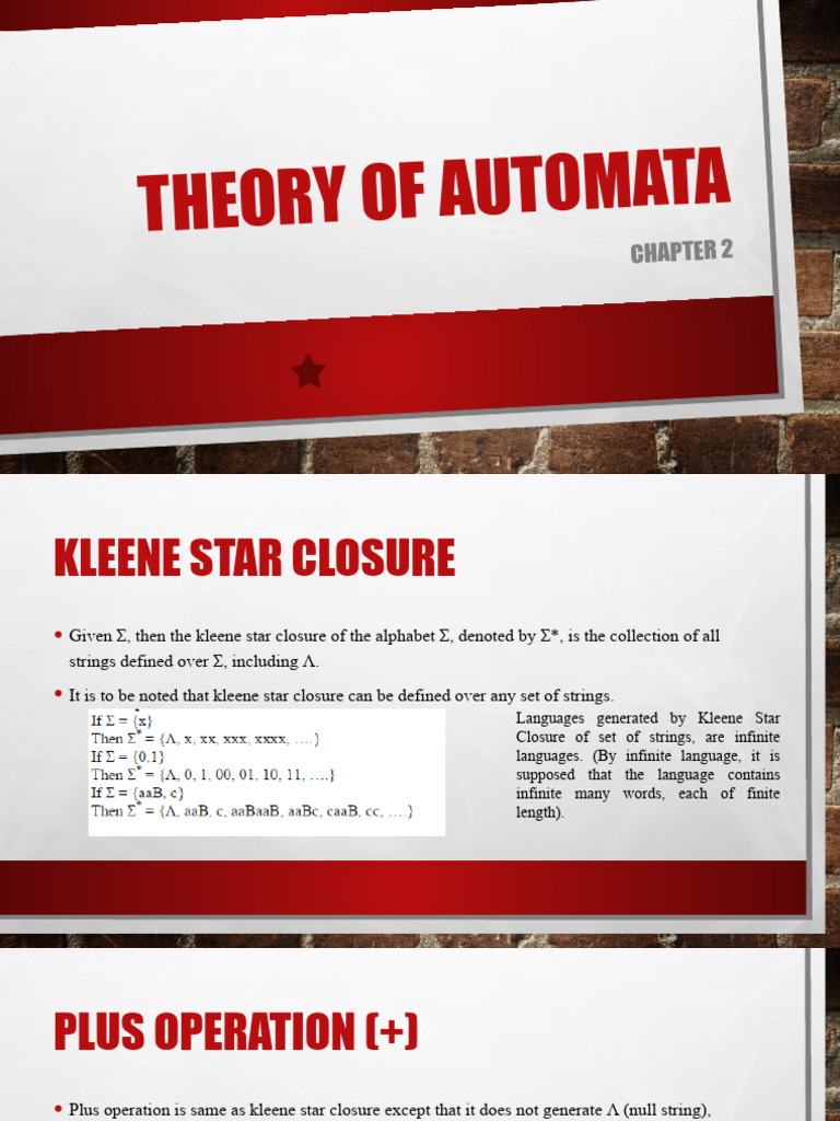 Theory of Automata Chapter 2 | PDF | String (Computer Science) | Formalism (Deductive)