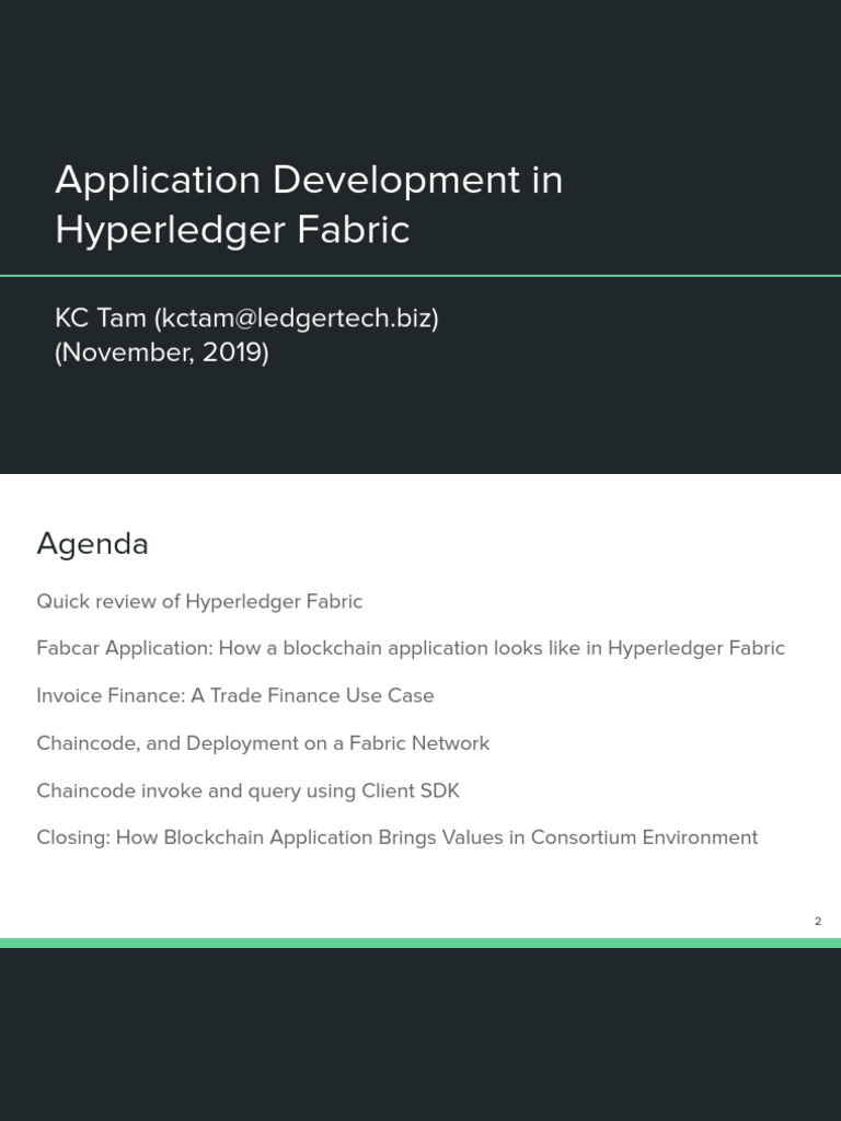 Hyperledger Meetup-Nov19 | PDF | Computing | Systems Engineering
