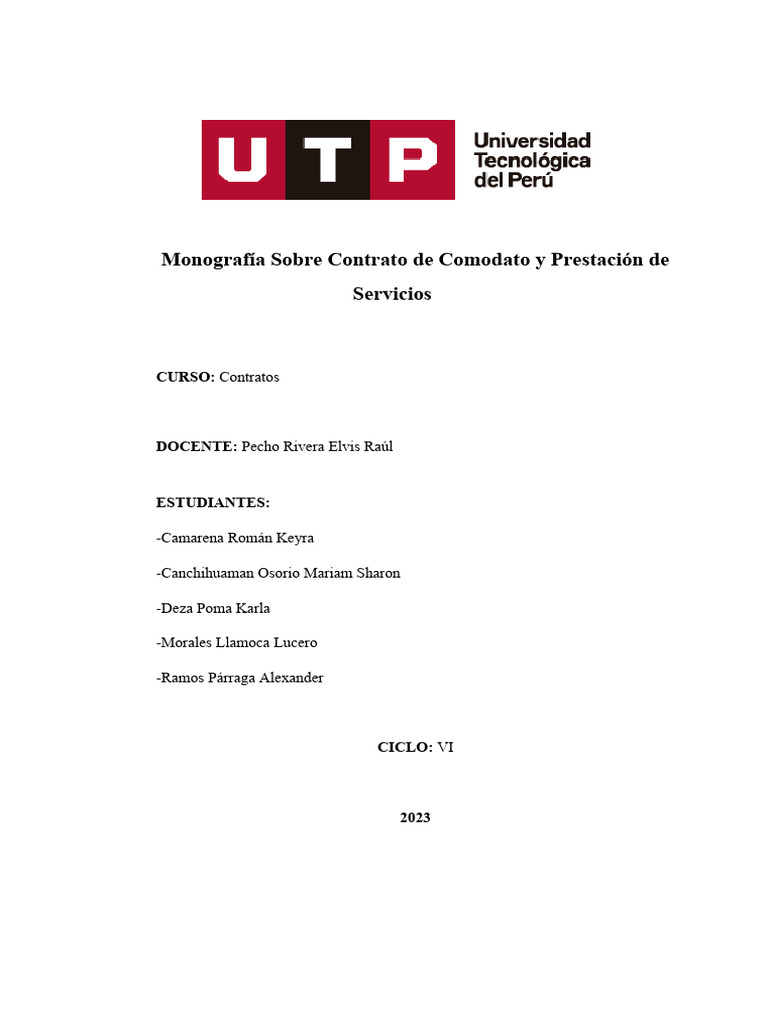 Monografia Ta2-Contratos | PDF | Derecho laboral | Derecho y economía