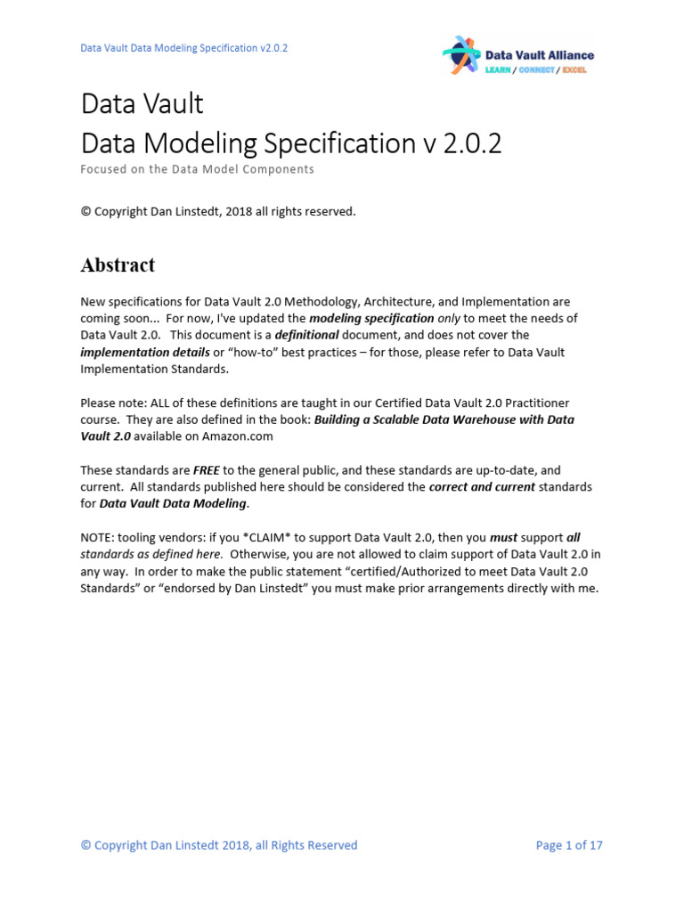 DVModelingSpecs2 0 1 | Download Free PDF | Computing | Computer Programming