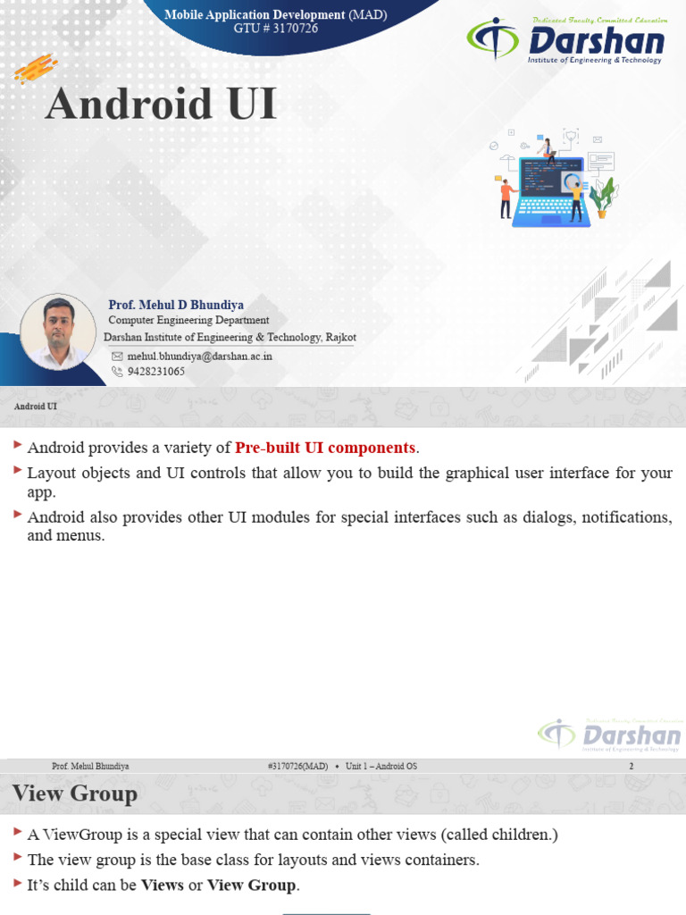 MAD GTU Study Material Presentations Unit-4 13082021072950PM | PDF | Menu (Computing ...